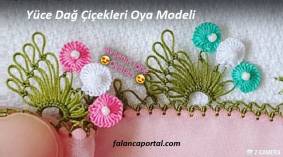 Yüce Dağ Çiçekleri İğne Oyası Modeli - Renkli Hobi