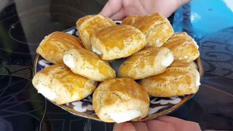 Kurabiye Gibi Dolgulu Hamur İşi Tarifi - Renkli Hobi