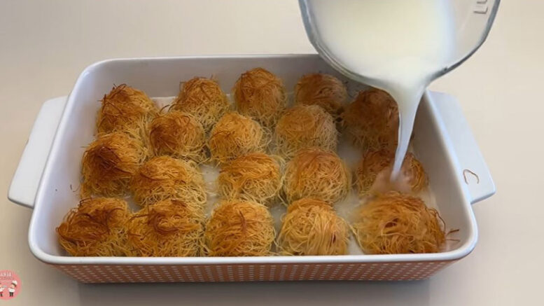 Püfü Şerbetinde Sütlü Kadayıf Tarifi - Renkli Hobi