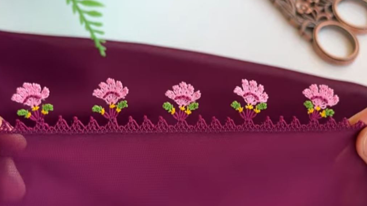 2024 Yılında Viral Olan İğne Oyası Modeli - Renkli Hobi